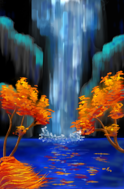 Waterfall - ibisPaint