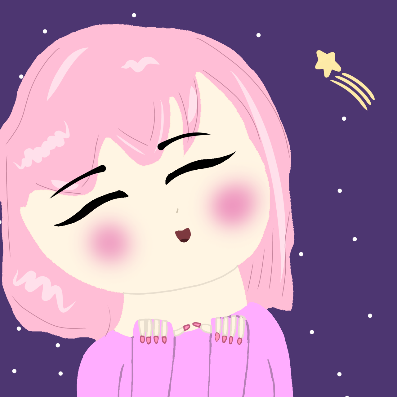 Shooting star - ibisPaint