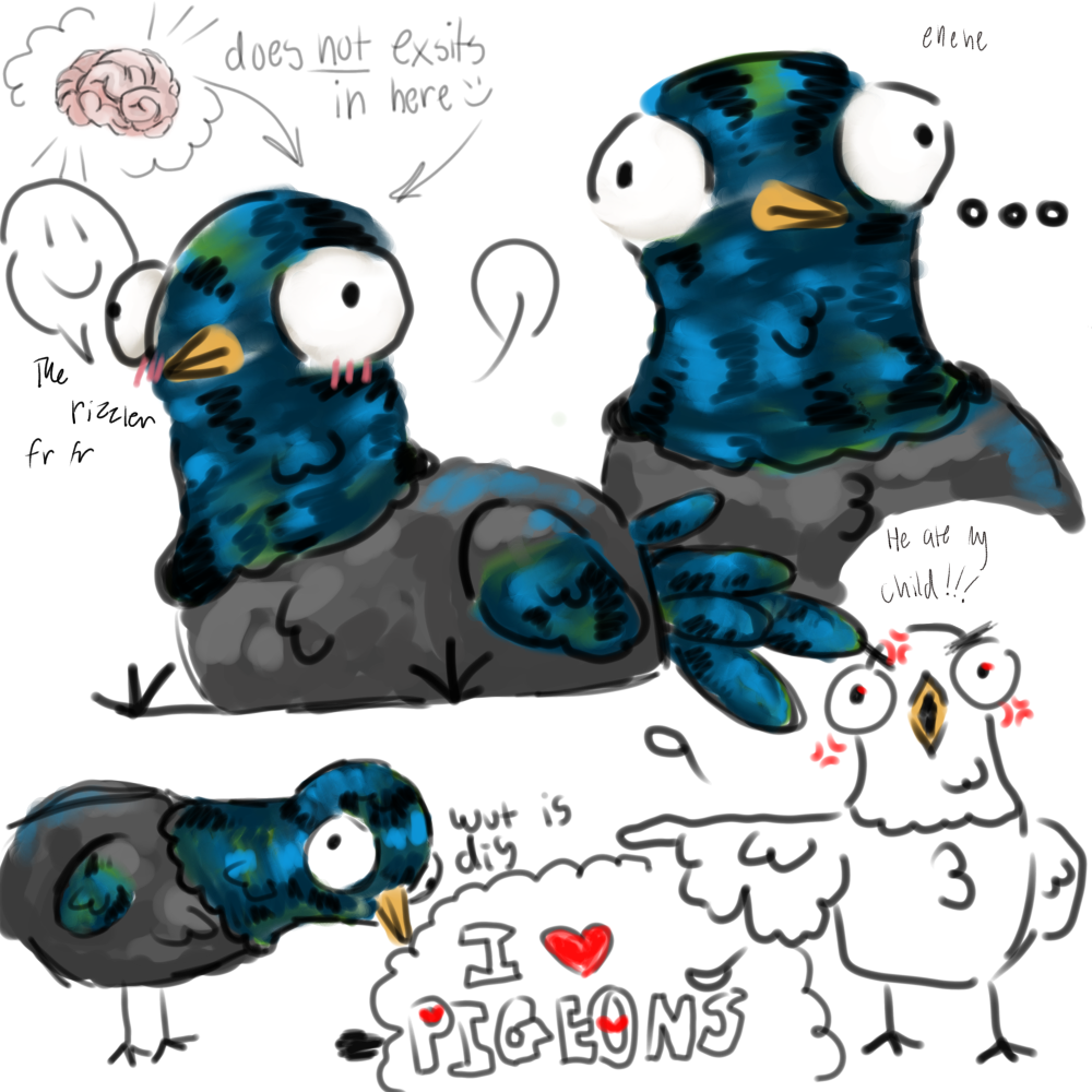 Bob the pigeon - ibisPaint