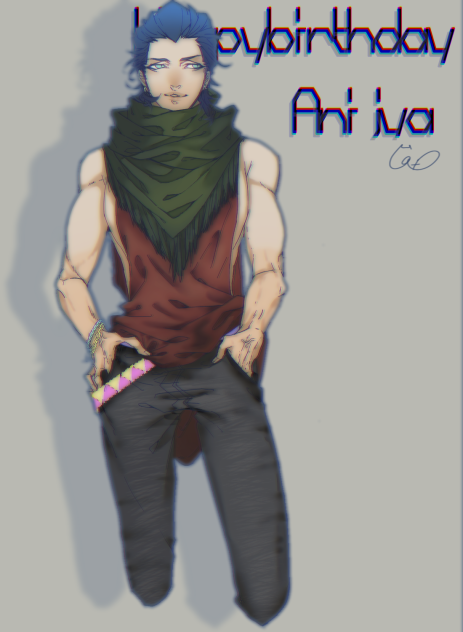 2BRO. 兄者Anijya Happy birthday 🍰🎂🎉 - ibisPaint