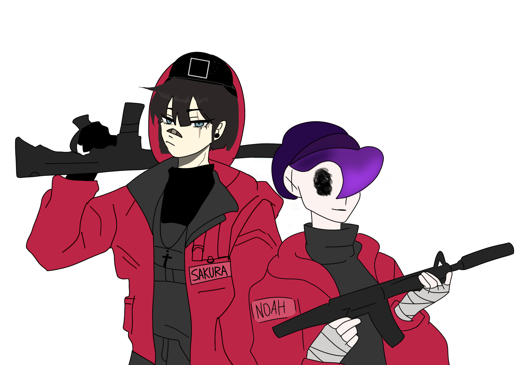 Squid game collab - ibisPaint