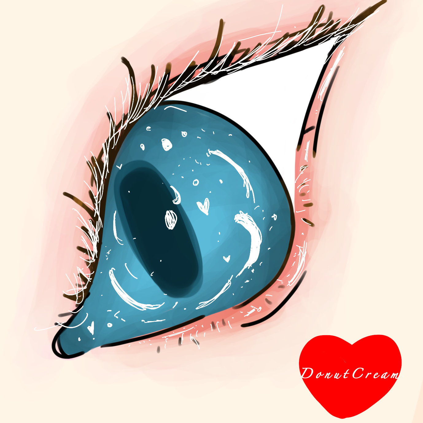 Blue ocean eyes - ibisPaint