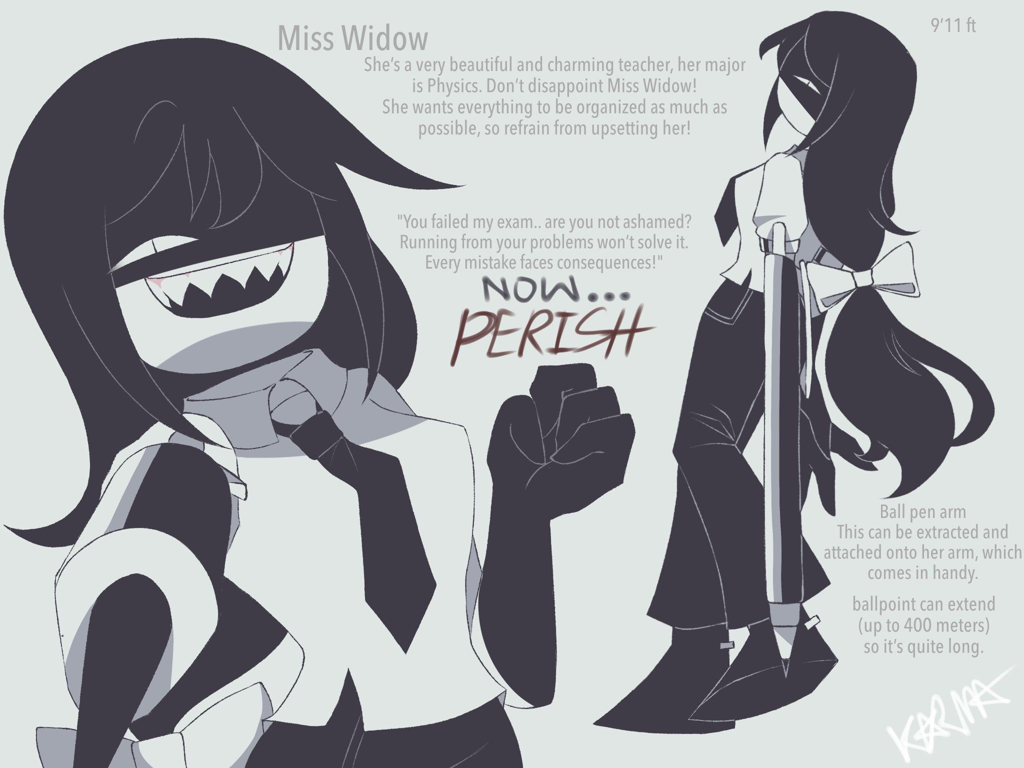 Miss Widow - FPE OC - ibisPaint