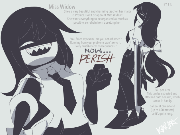 Miss Widow - FPE OC - ibisPaint