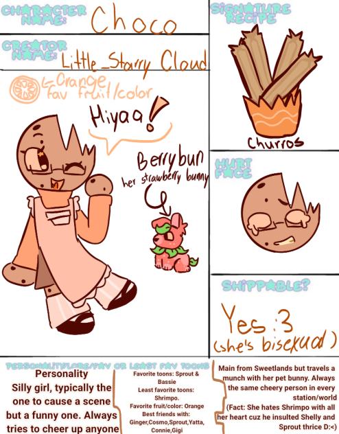 Choco the Chocolate Cookie! - ibisPaint