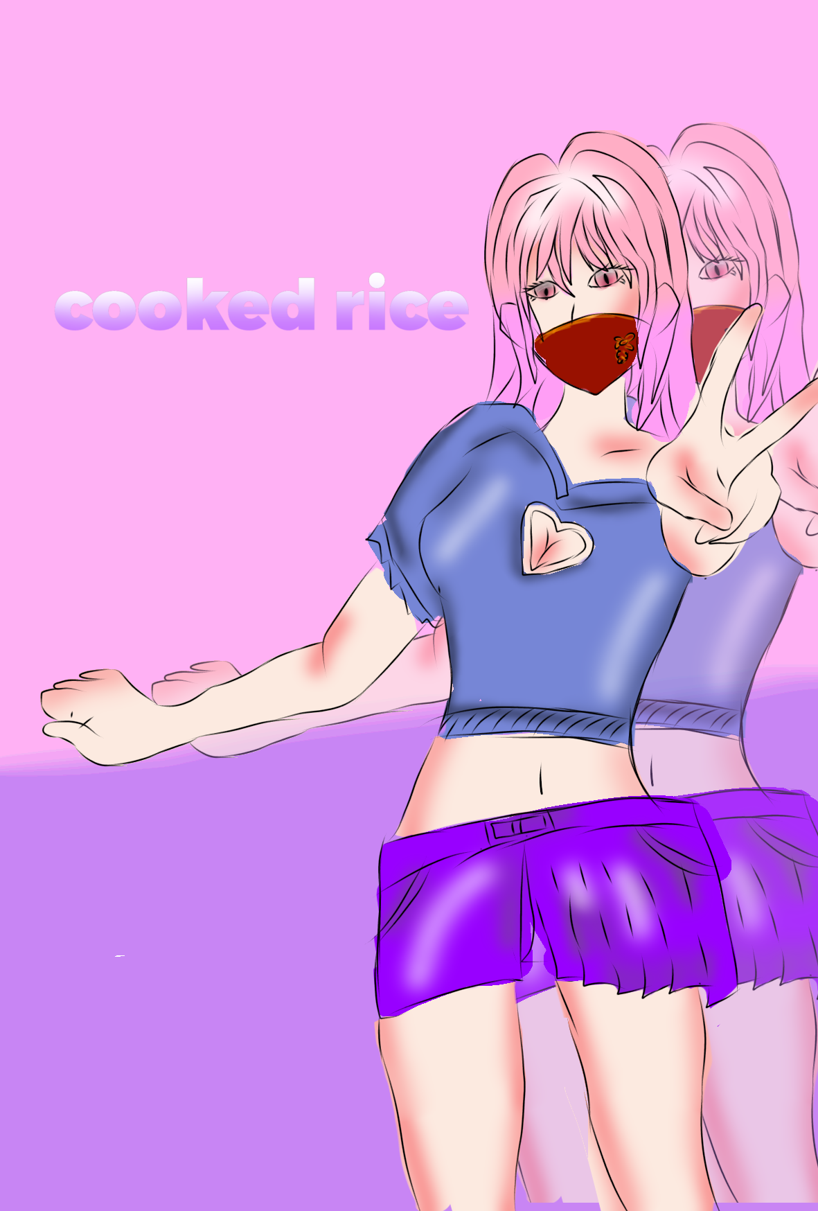 cooked rice - ibisPaint