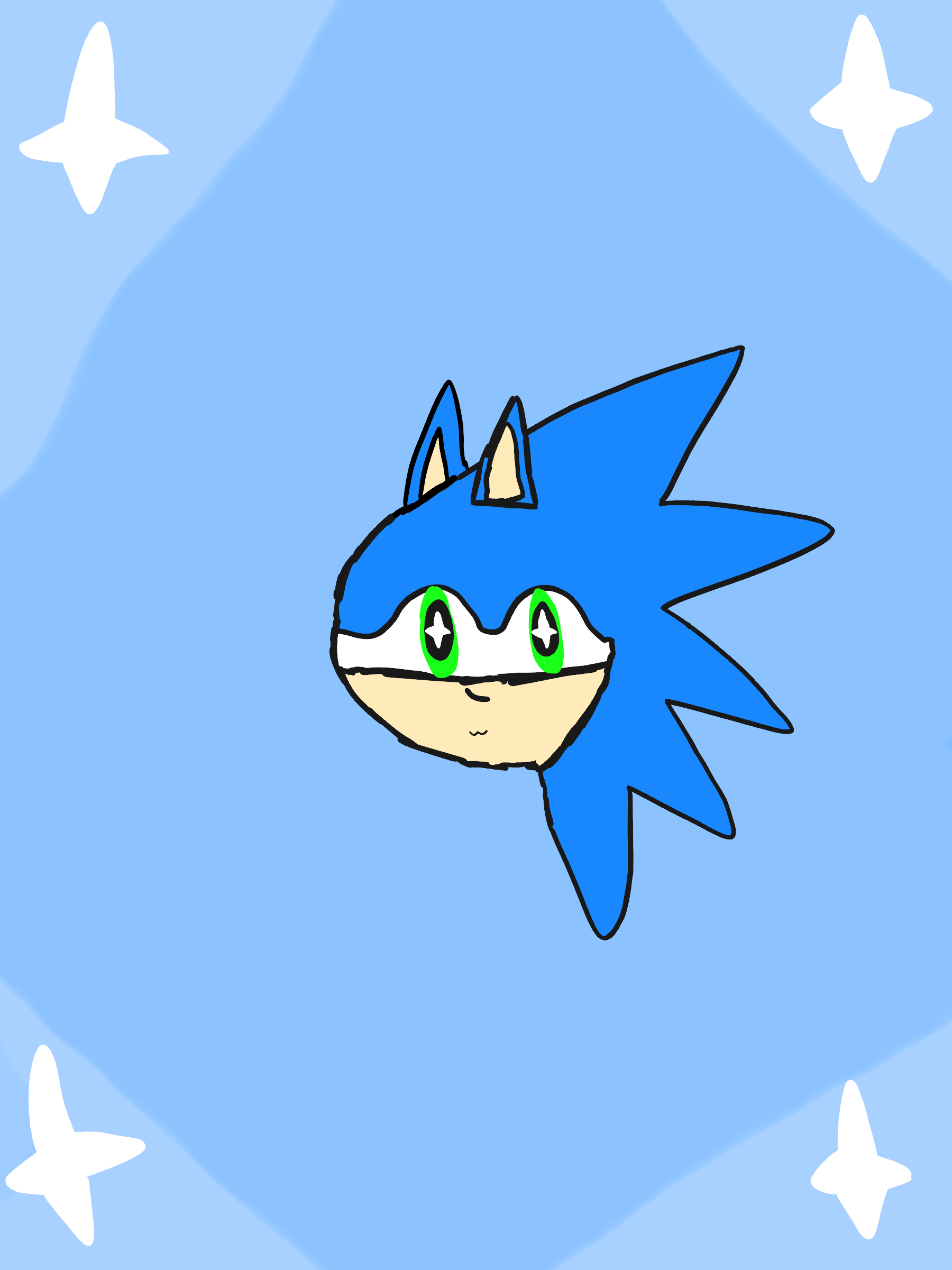 Cute Sonic - ibisPaint