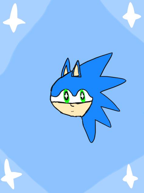 Cute Sonic - ibisPaint