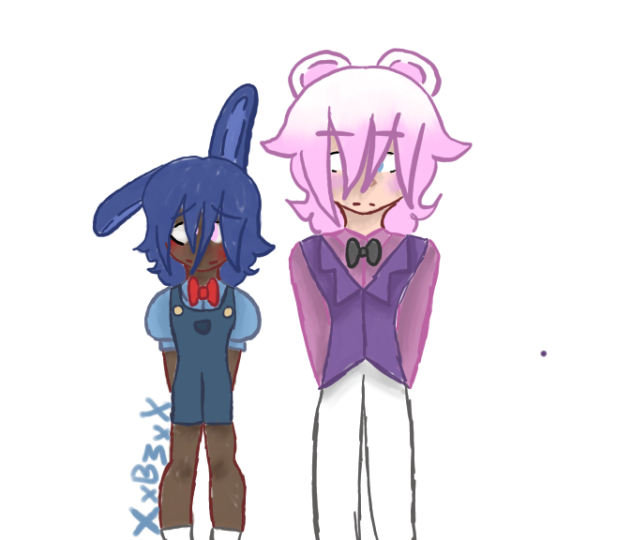 Human Funtime Freddy and Bon Bon! - ibisPaint