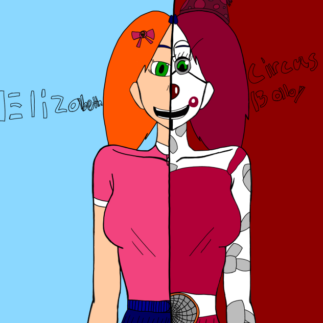 Elizabeth and circus baby - ibisPaint
