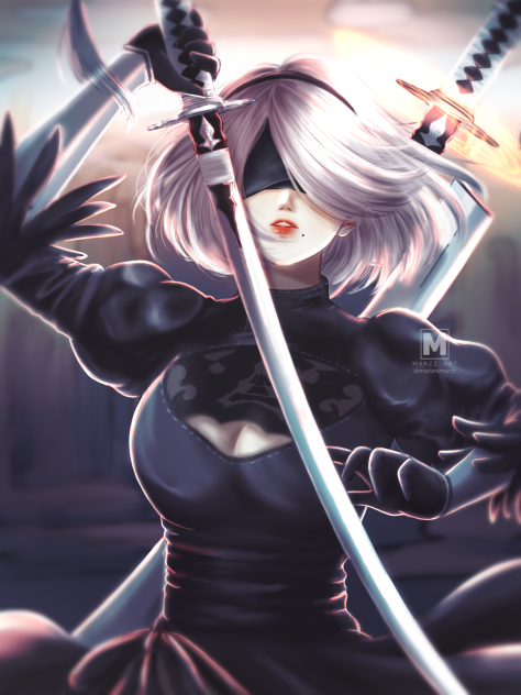 2B fanart - ibisPaint