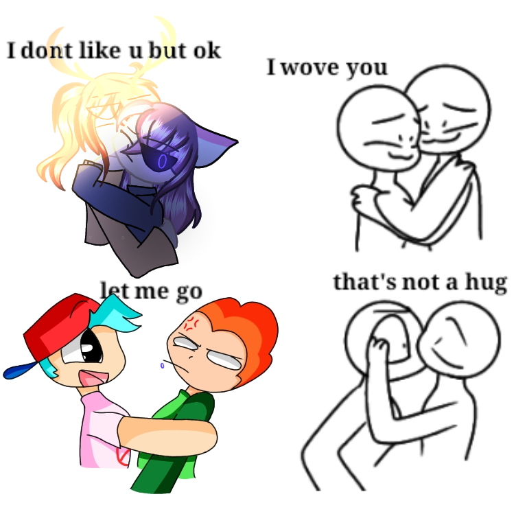 Hugging collab(yes) - ibisPaint