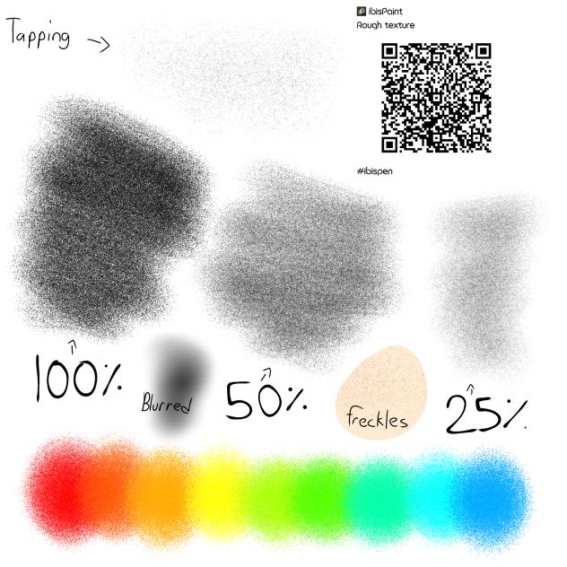 Rough texture brush - ibisPaint