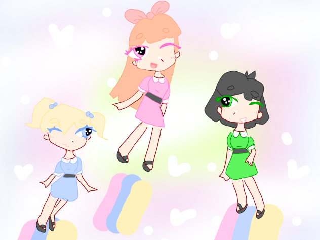 Power puff girls - ibisPaint