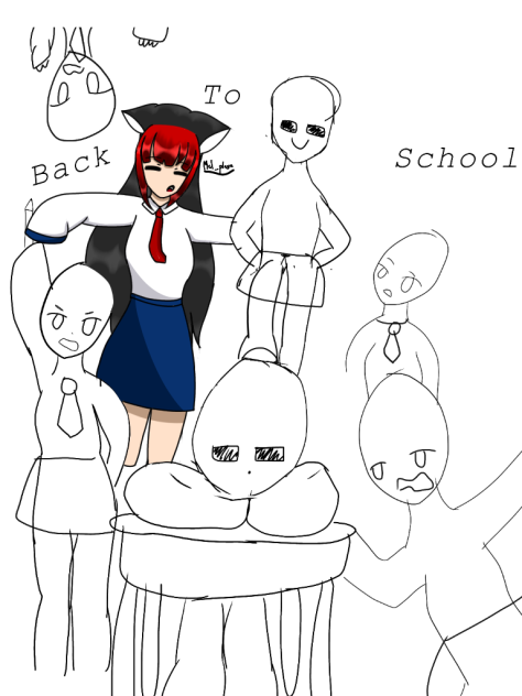 Back to school colab - ibisPaint