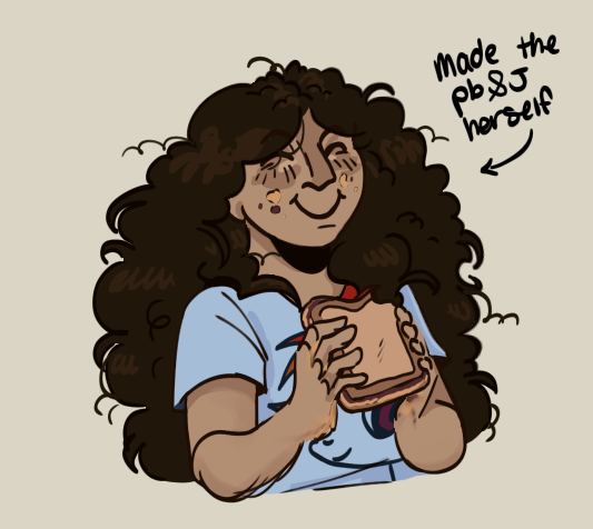 Eloise made pb&j - ibisPaint