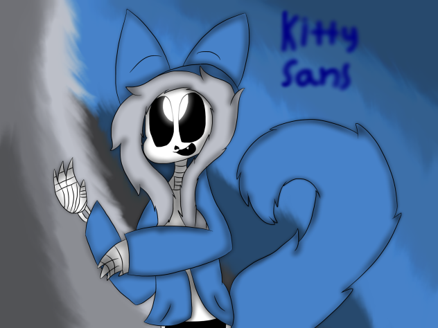 sans as a cat( thank for 60 sub) - ibisPaint