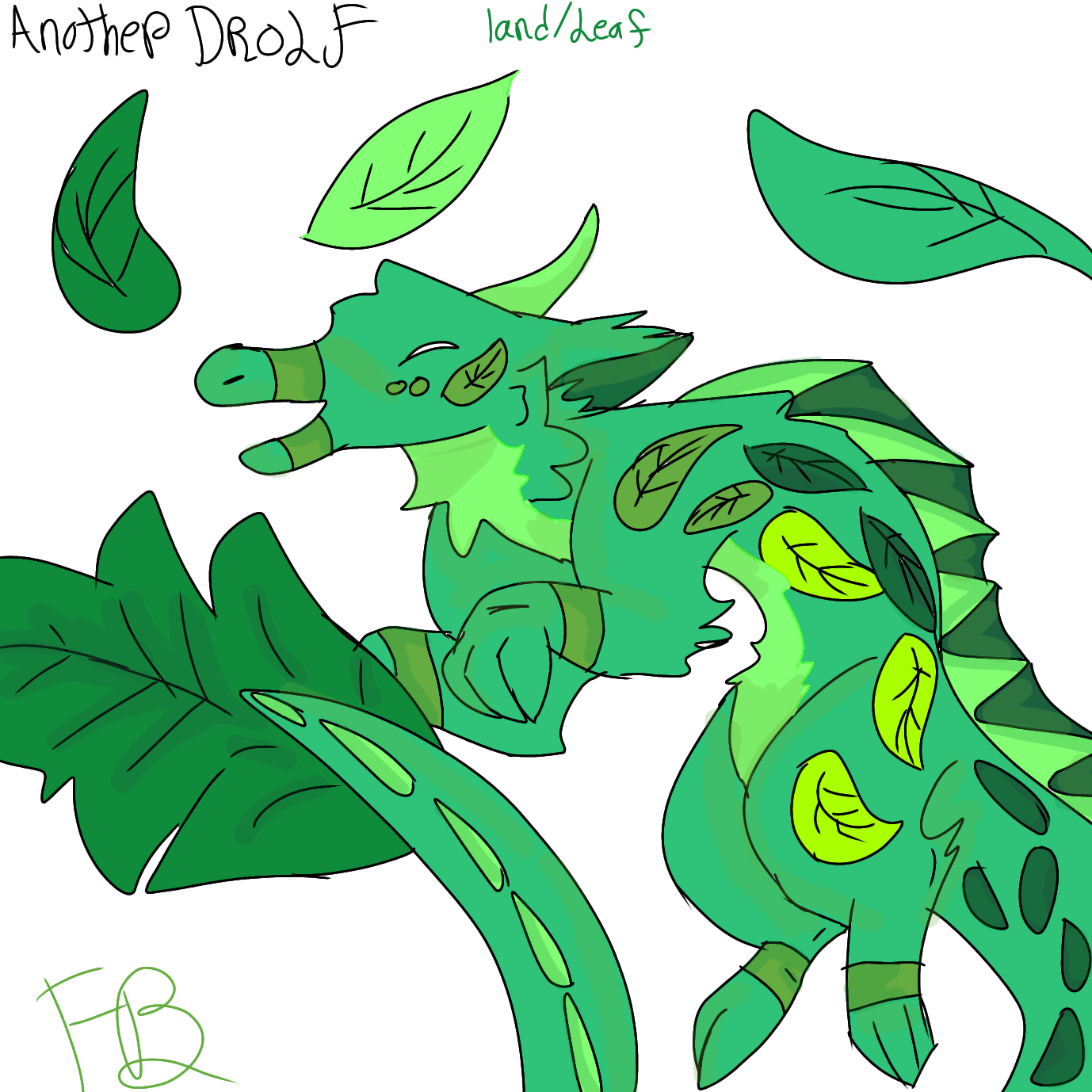 land leaf drolf DESC and COMMENTS - ibisPaint