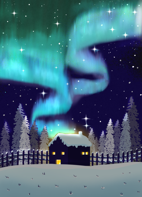 Aurora Borealis - ibisPaint