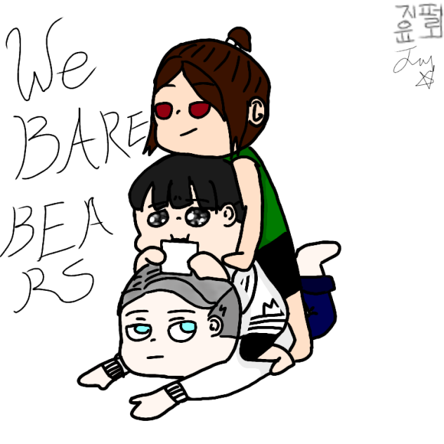 We bare bears - ibisPaint