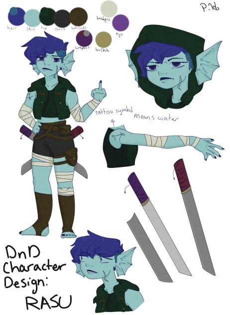 DnD Character Design - ibisPaint