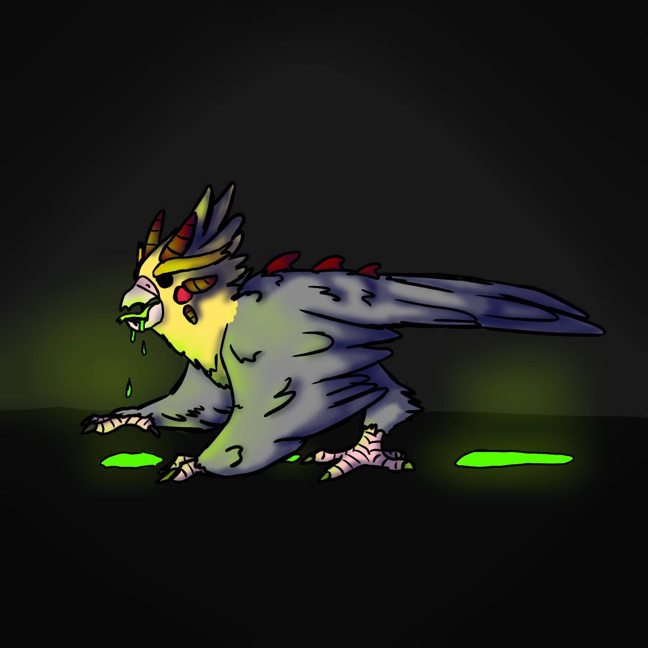 Mutant bird - ibisPaint