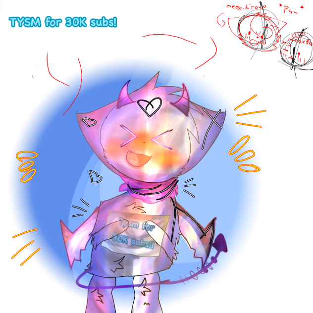 Congrats on getting 30K subs meow - ibisPaint