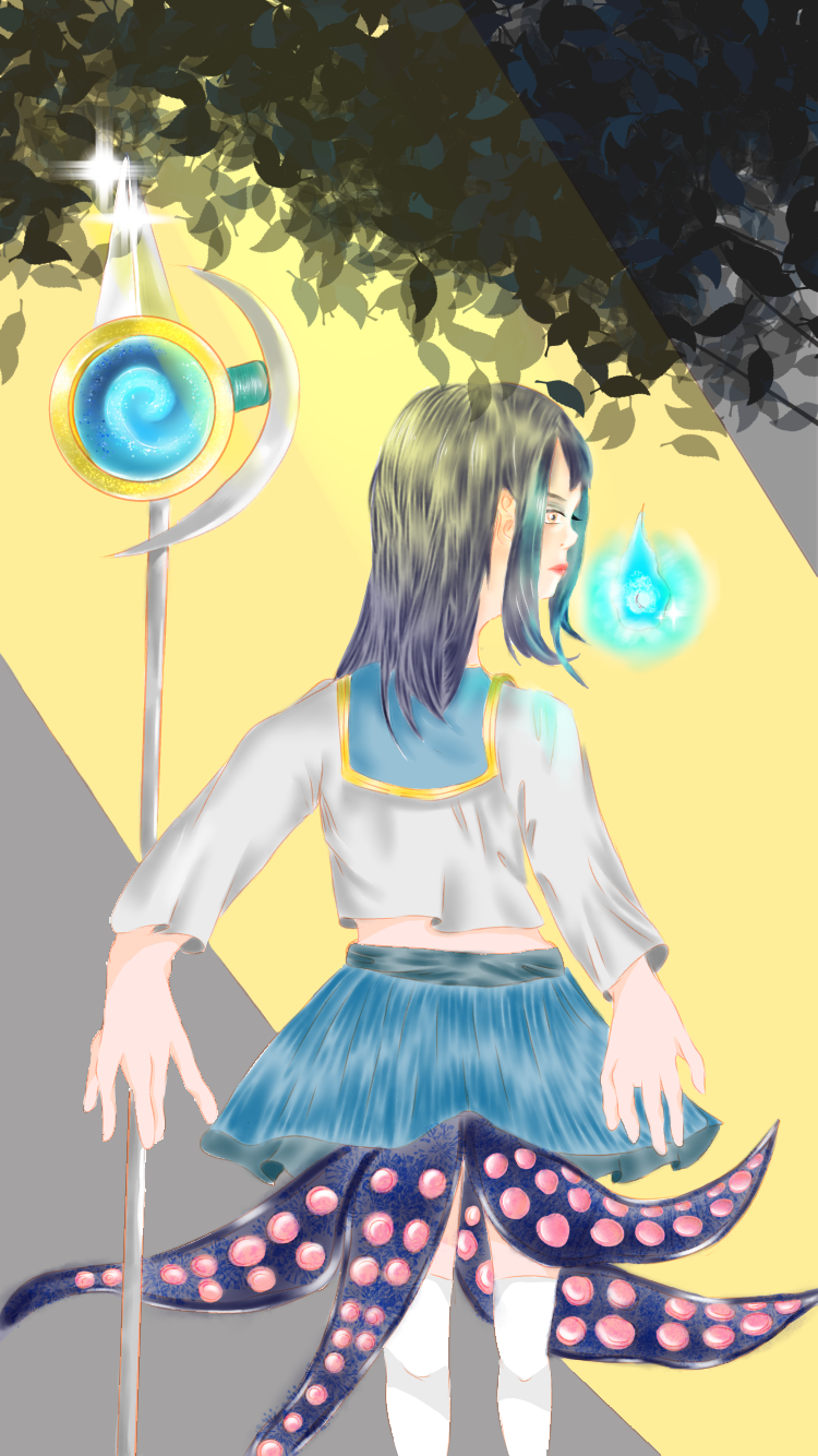 Tentacle girl - ibisPaint