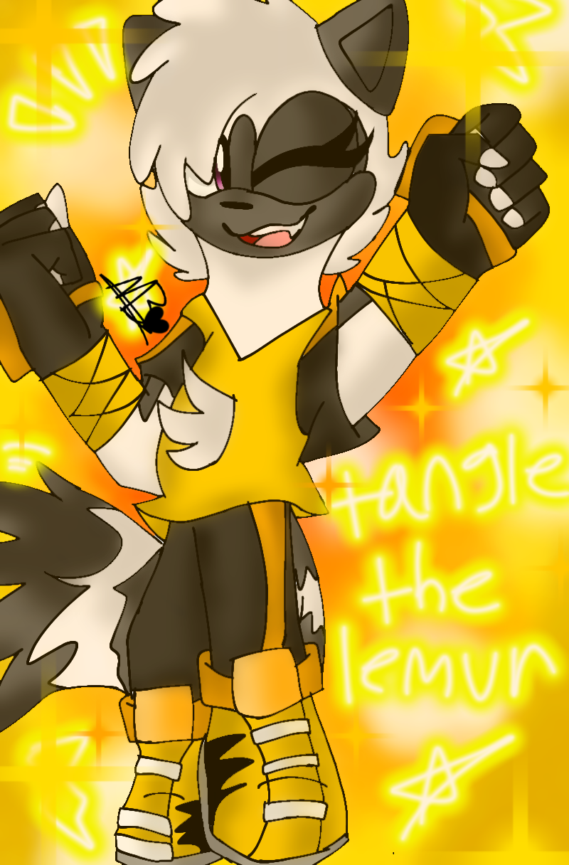 tangle the lemur 🍋💛 - ibisPaint