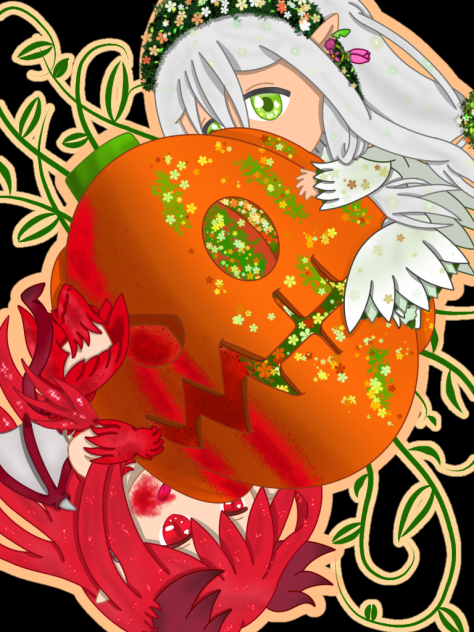 Merah & Putih Fantasy Halloween Version - ibisPaint