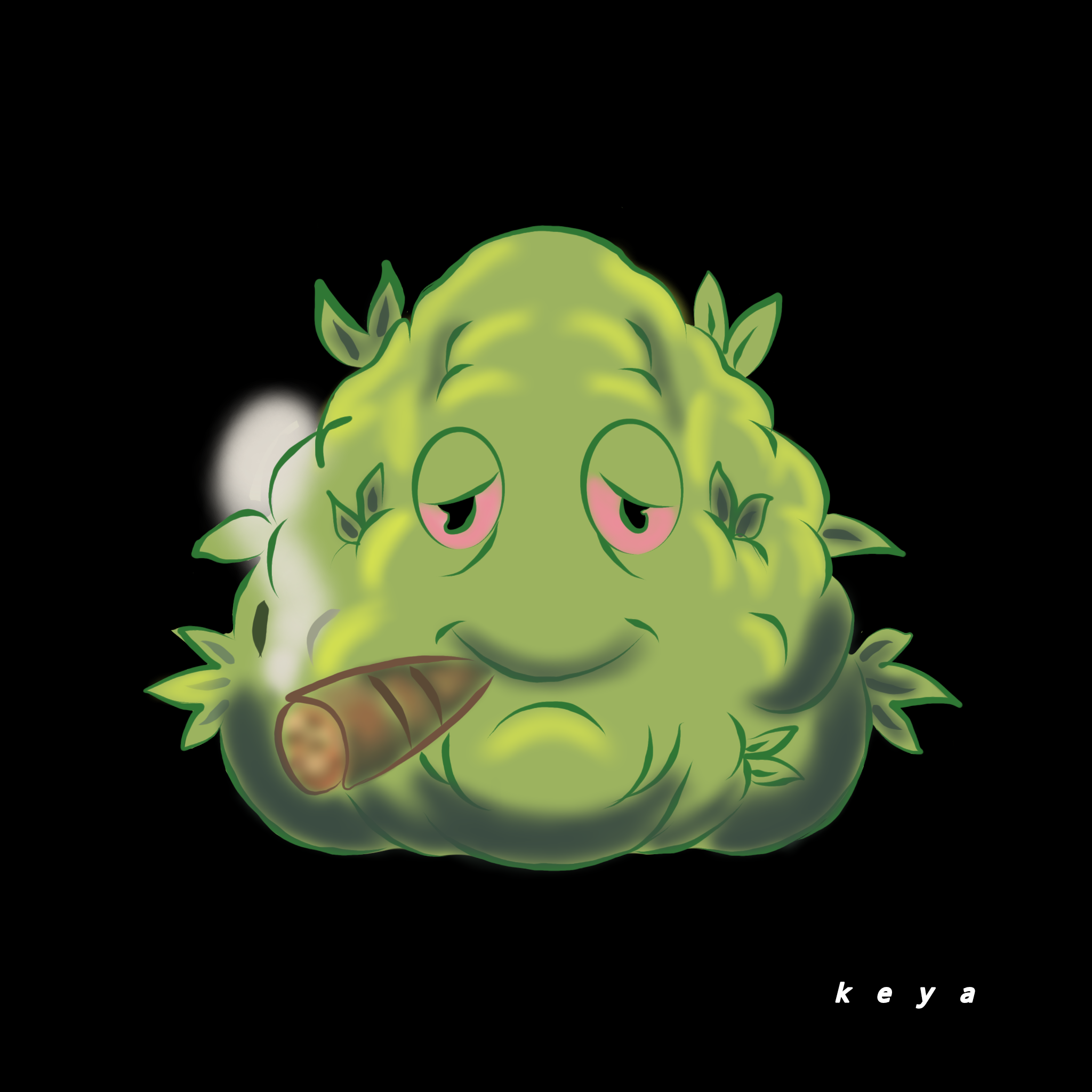 marijuana bud - ibisPaint