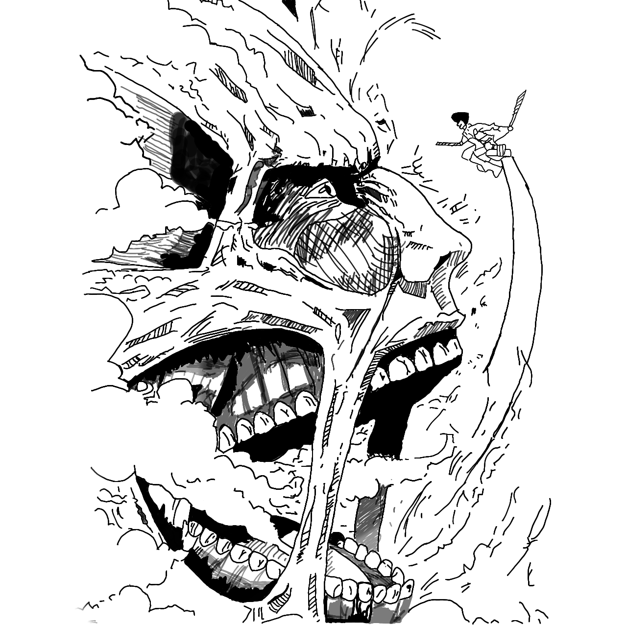 attack on titan - ibisPaint