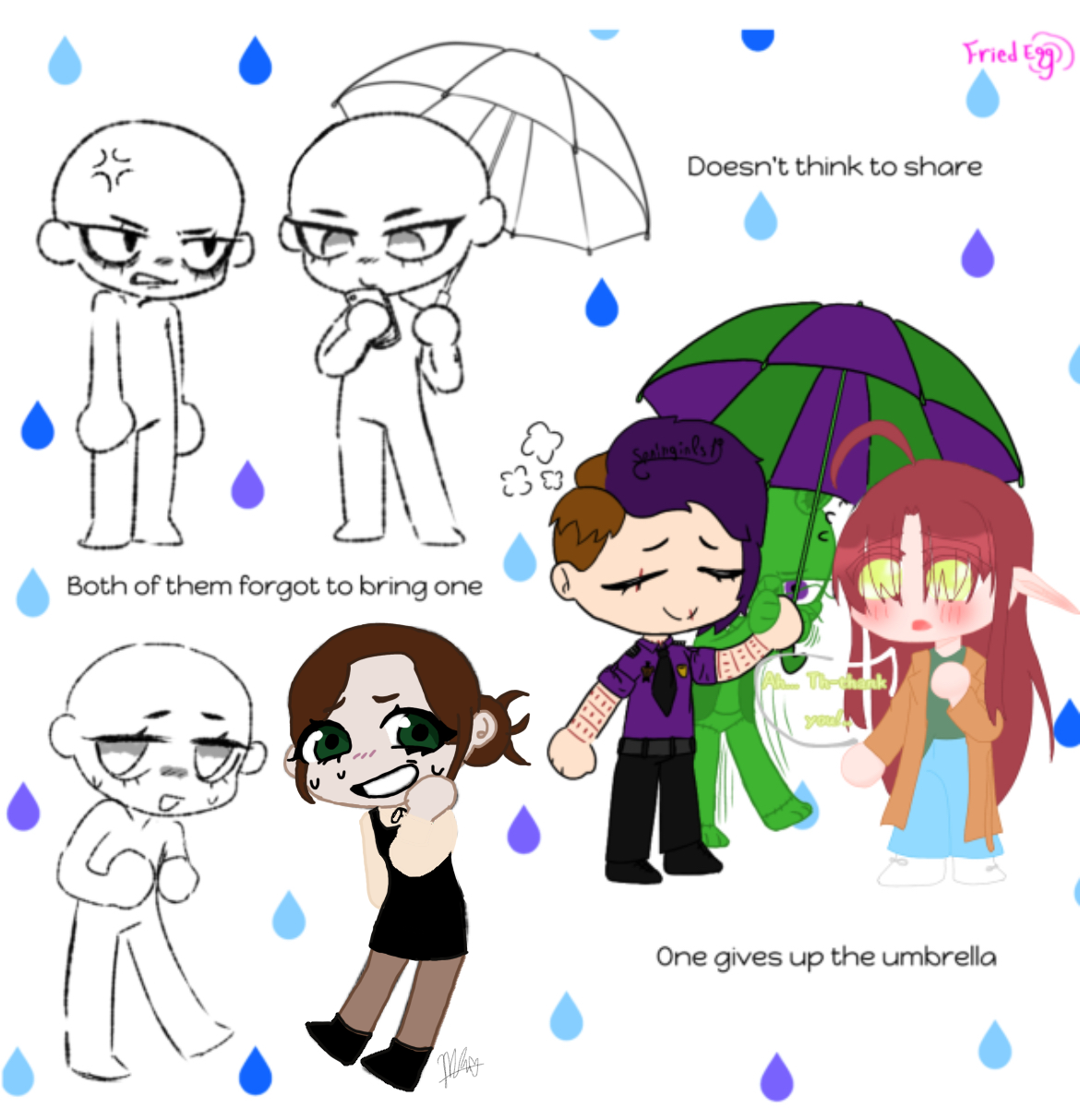 Rain collab ft. Maureen Scorion - ibisPaint