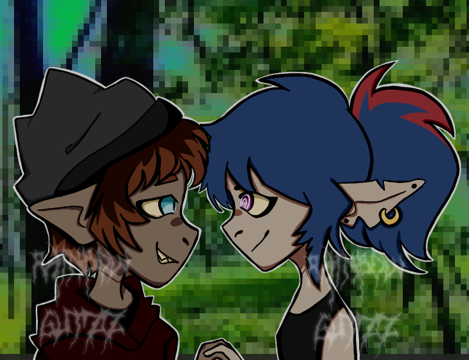 Art trade with Alexis Kash - ibisPaint