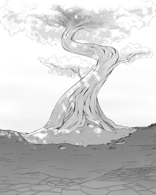 the last tree - ibisPaint