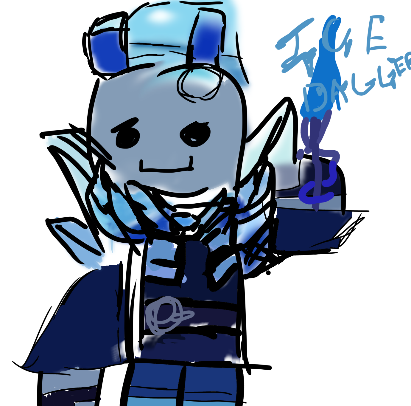 Ice dagger! - ibisPaint