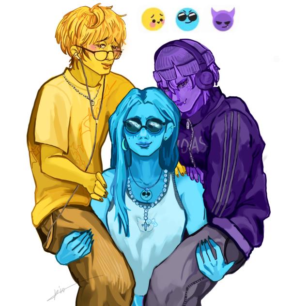 TikTok emoji fan art - ibisPaint