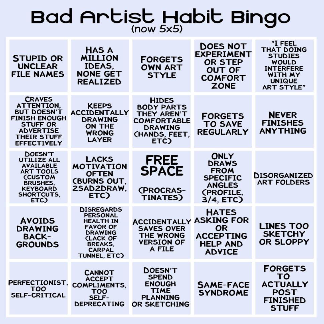 Clear Bingo Sheet - ibisPaint