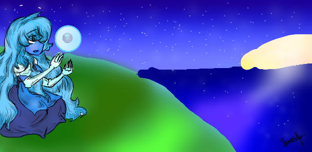 sapphire and ruby's gem (done) - ibisPaint