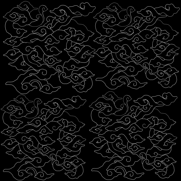 black pattern - ibisPaint