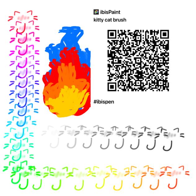 kitty cat brush! - ibisPaint