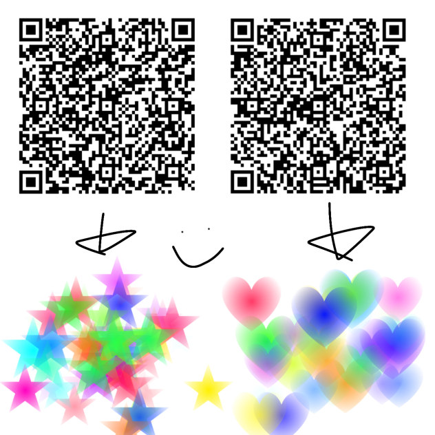 colorfull shapes brush - ibisPaint