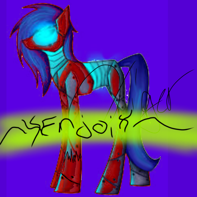 robot pony {speedpaint} - ibisPaint