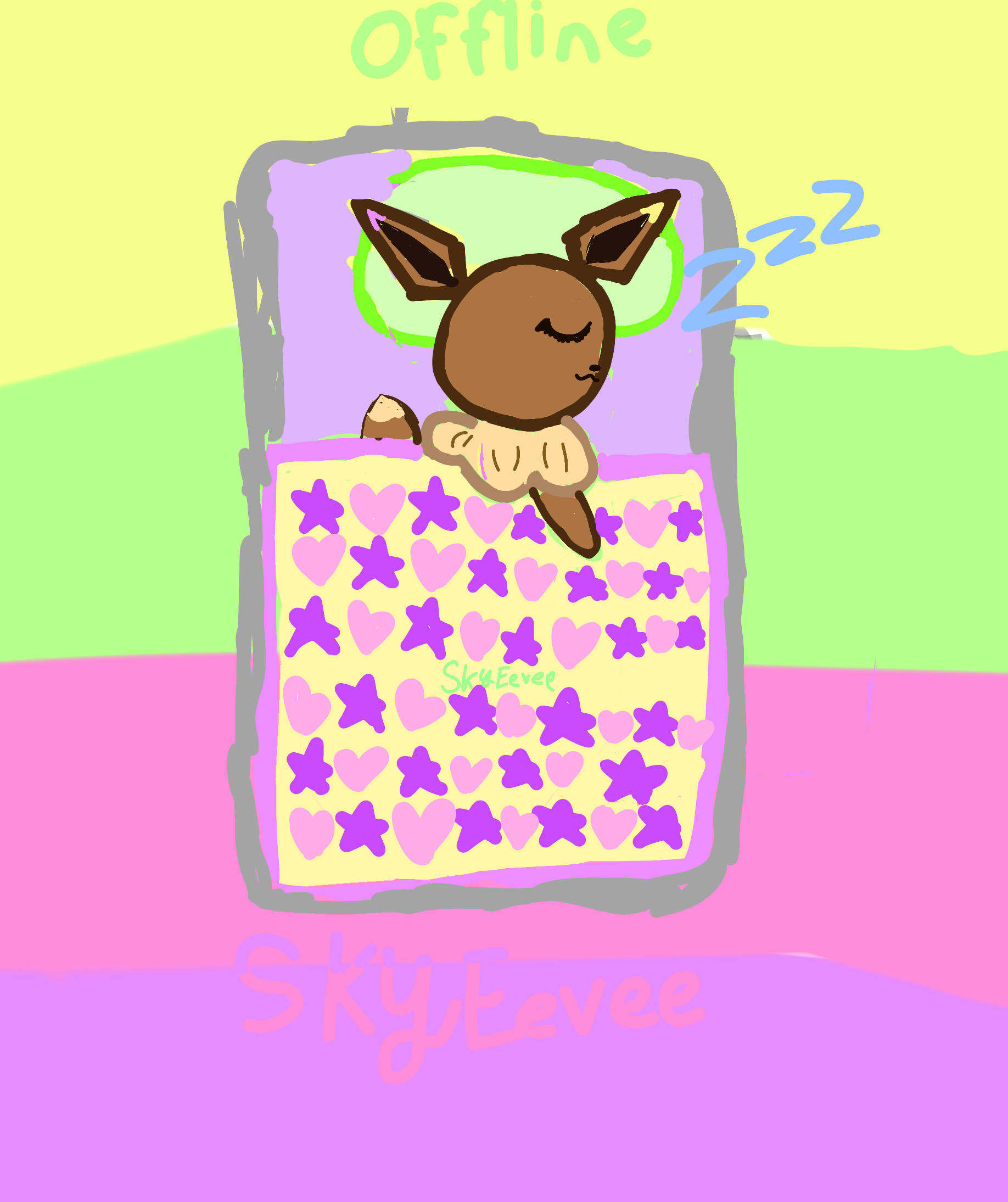 SkyEevee fanart again - ibisPaint