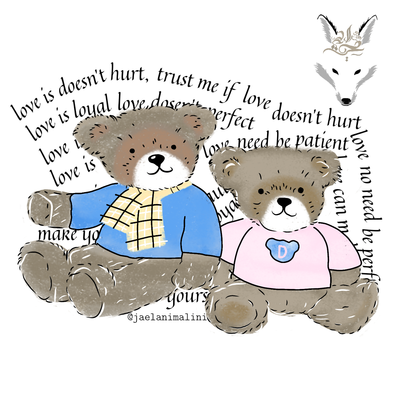 teddy bear - ibisPaint