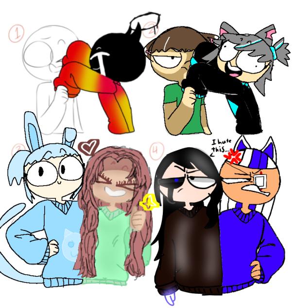 Sweater collab with @eclipse - ibisPaint