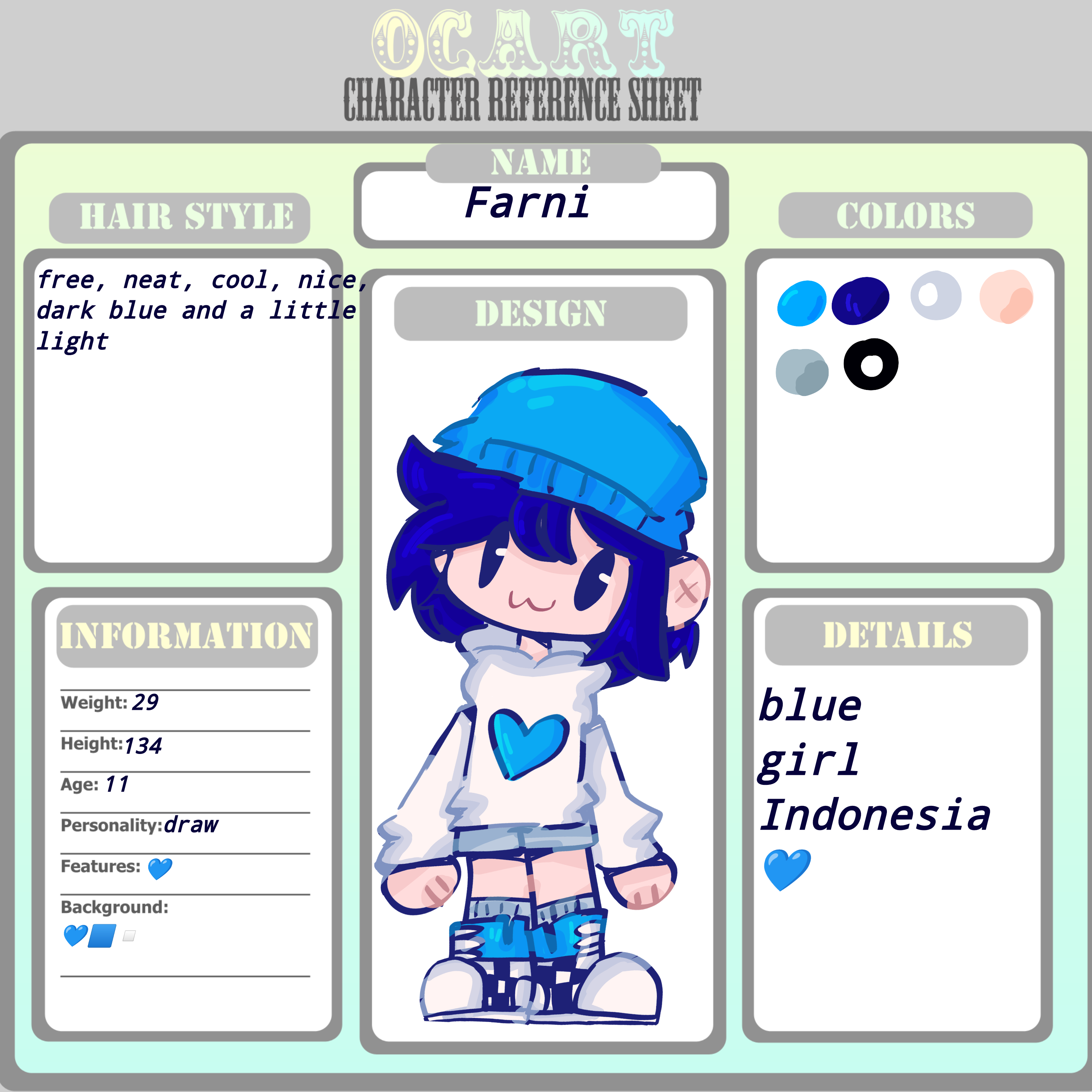 ref sheet my OC - ibisPaint