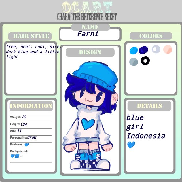 ref sheet my OC - ibisPaint