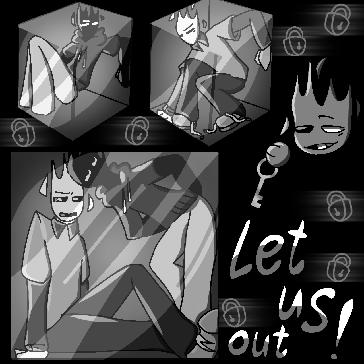 We're locked T-T - ibisPaint