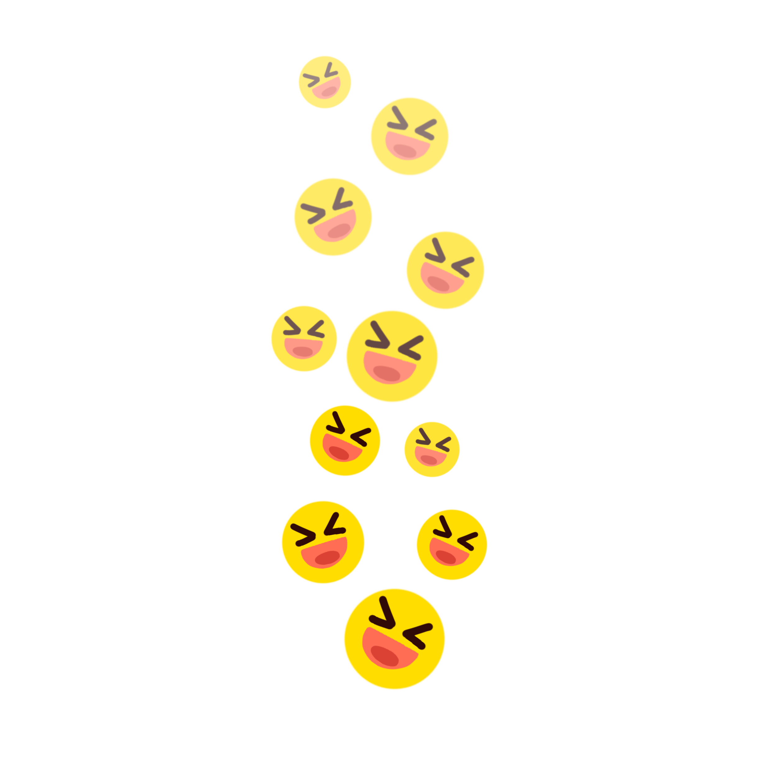 Laugh emoji spam - ibisPaint